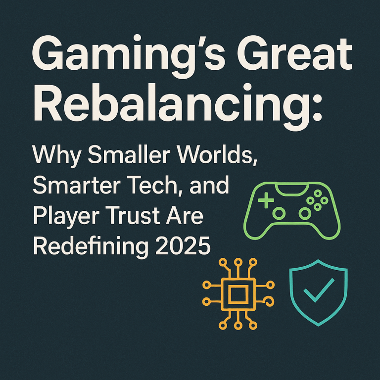 Gaming’s Great Rebalancing: Why Smaller Worlds, Smarter Tech, and ...